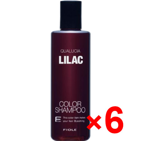 送料無料 フィヨーレ FIOLE ／ クオルシア カラーシャンプー ライラック 250ml 6個 染毛料