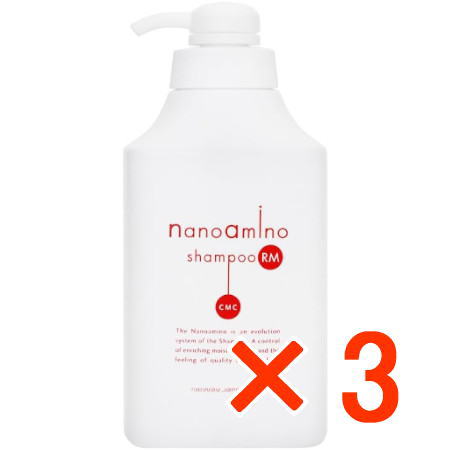 送料無料 ニューウェイジャパン ／ ナノアミノ シャンプー RM 1000ml 3個