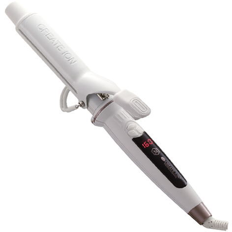 クレイツ CREATEs イオン / エレメアカール 32mm / 髪の水分バランスを整え、美しいツヤを生み出すパーソナルカールアイロン creates-SC-G73310W