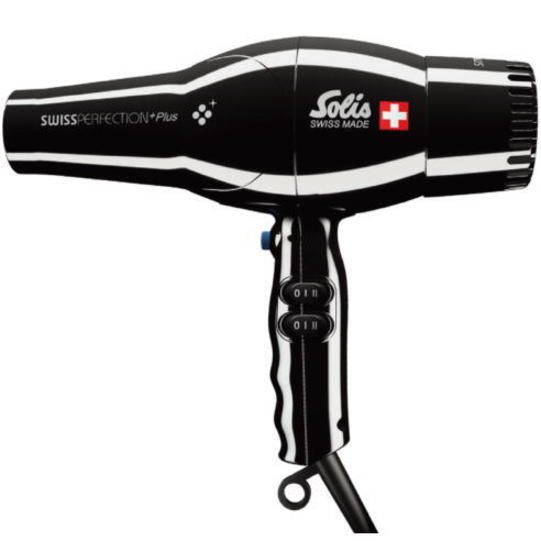 ソリス Solis / スイスパーフェクションプラス SD440PLB ブラック / 業務用 大好評のブリオンブローテクノロジー搭載!ドライヤー solis-SD440P