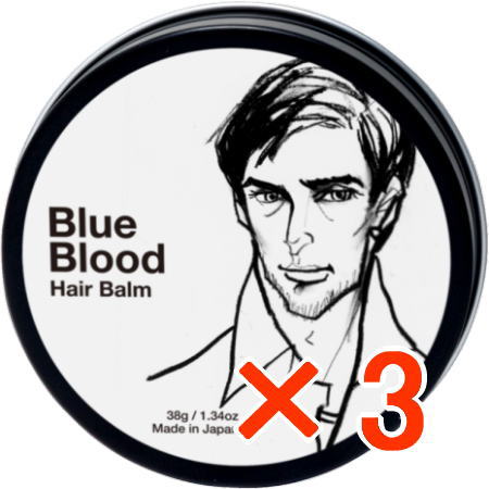 送料無料 アワーズ ブルーブラッド ヘアバーム 38g 3個