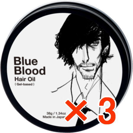 送料無料 アワーズ ブルーブラッド ヘアオイル 38g 3個