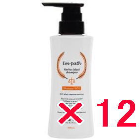 送料無料 コラボプロ／ Em-path Herba シャンプー WN ポンプ 300ml 12個セット 　Em-path Herba Select Shampoo WN　軽