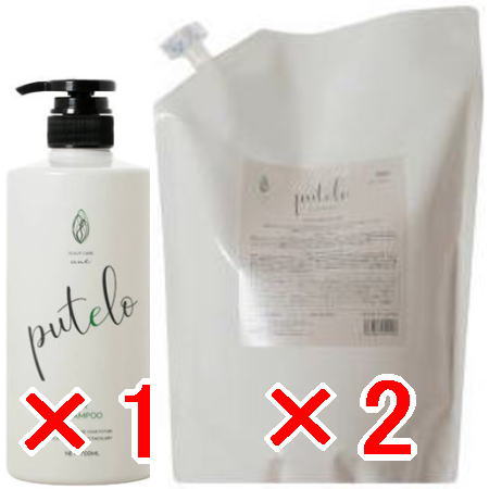 送料無料 正規品販売商品 プテロ putelo ／ プテロ AR シャンプー 700mL 1個＆ 1500ml詰替 2個?セット ／ スカルプ