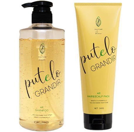 送料無料 正規品販売商品 プテロ putelo ／ プテロ AR シャンプー グランディール 700ml ＆ スカルプ パック グランディール