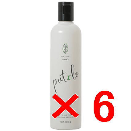 プテロ putelo ／ プテロ AR シャンプー 300ml【6個セット】／ スカルプシャンプー ／ 新鮮な植物エキスをたっぷり配合した生シャ