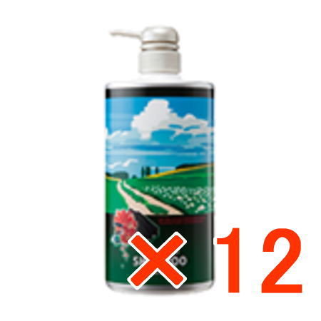 送料無料 サニープレイス ザクロ精炭酸シャンプー 500g ポンプ 12個