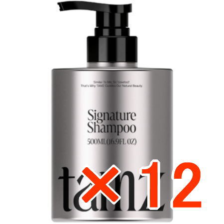 送料無料 タムズ シグネチャー シャンプー 500ml 12個 tamz 日本初上陸の韓国コスメブランド