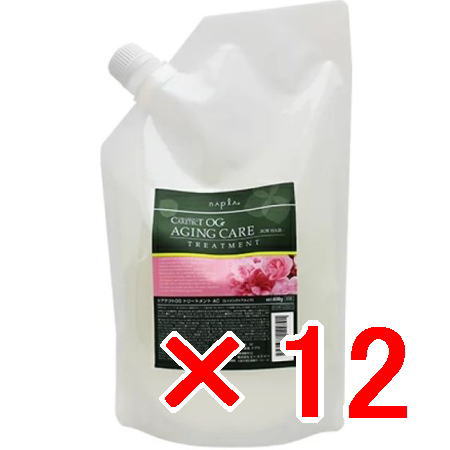 送料無料 ナプラ napra ／ ケアテクトOG トリートメントAC / リフィル 600g 12個セット ／ ケアテクトOG ヘアケアシリーズ