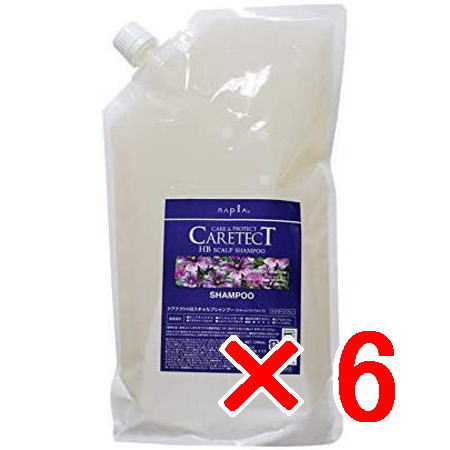 送料無料 ナプラ ／ ケアテクトHB スキャルプシャンプー 1200ml? 6個セット