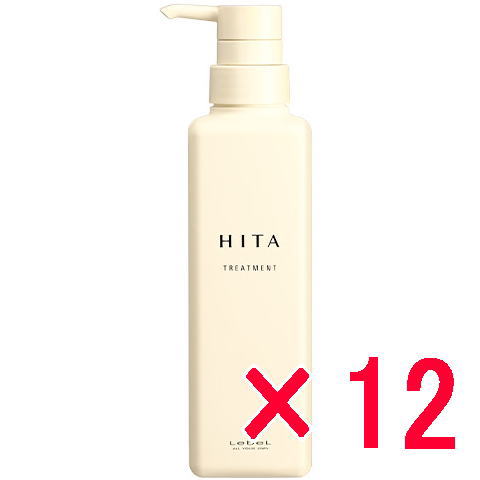 ルベル ／ ヒタ トリートメント 400ml  12個セット /  広がる・ザラつくクセ毛を毛先までなめらかにおさめる