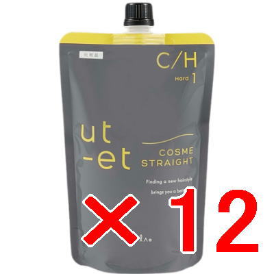 ★【送料無料】ナプラ napra ／ ウトエト コスメストレート C/H 1 500g 【12個】