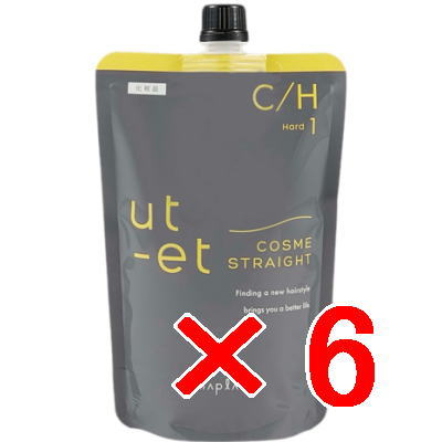 ★【送料無料】ナプラ napra ／ ウトエト コスメストレート C/H 1 500g 【6個】