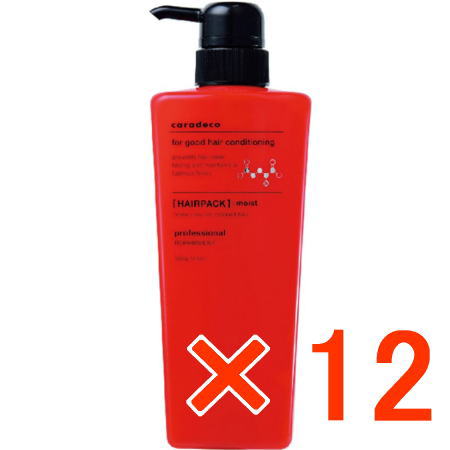 送料無料 ナカノ ／ キャラデコ ヘアパック モイスト 500g トリートメント 12個