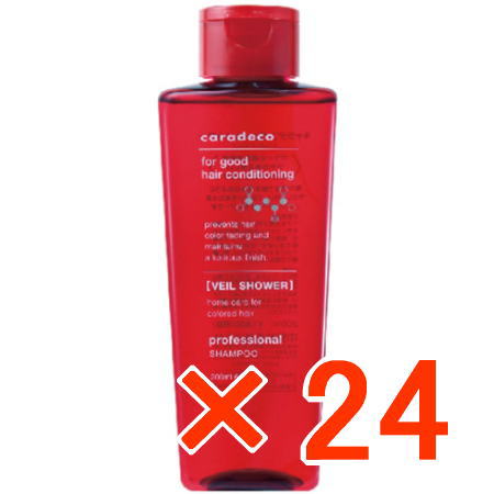 送料無料 ナカノ ／ キャラデコ ヴェールシャワー200ml シャンプー 24個