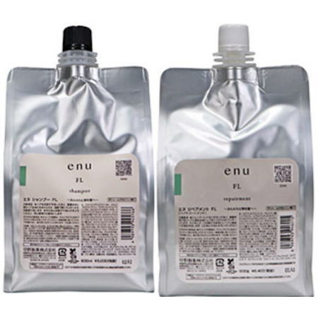 送料無料 ナカノ ／ エヌ シャンプー FL 800ml ＆ リペアメント FL 800g 詰替セット