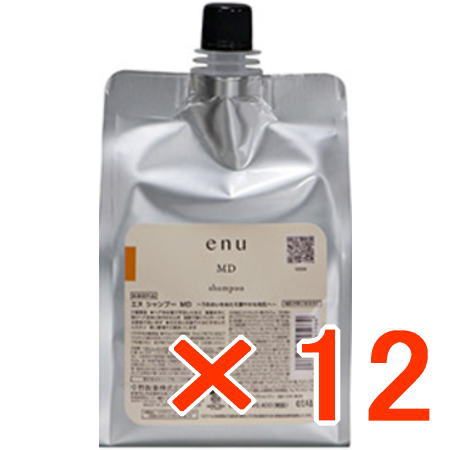 送料無料 ナカノ ／ エヌ シャンプー MD 800ml 詰替 12個