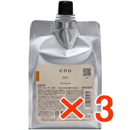 送料無料 ナカノ ／ エヌ シャンプー MD 800ml 詰替 3個