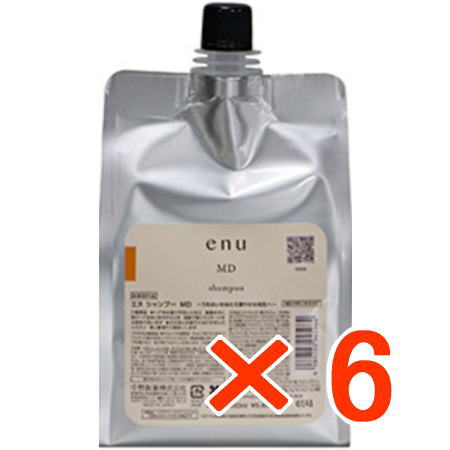 送料無料 ナカノ ／ エヌ シャンプー MD 800ml 詰替 6個