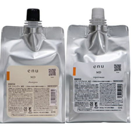 送料無料 ナカノ ／ エヌ シャンプー MD 800ml ＆ リペアメント MD 800g 詰替セット