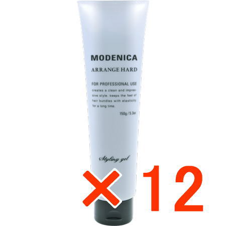 送料無料 ナカノ ／ モデニカ アレンジ ハードジェル 150g 12個