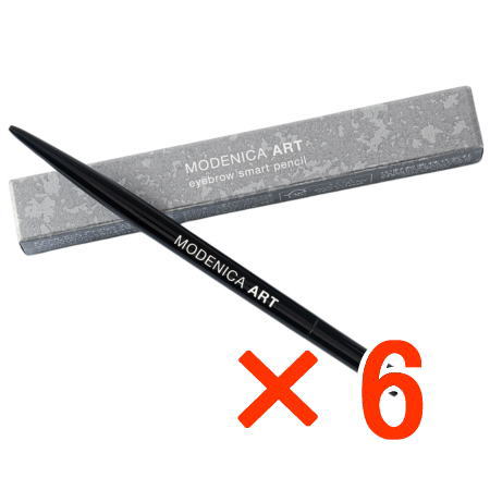 送料無料 ナカノ ／ モデニカ アート スマート ペンシル オリーブグレイ 0.02g 6個