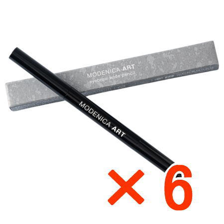 送料無料 ナカノ ／ モデニカ アート ワイド ペンシル オリーブグレイ 0.31g 6個