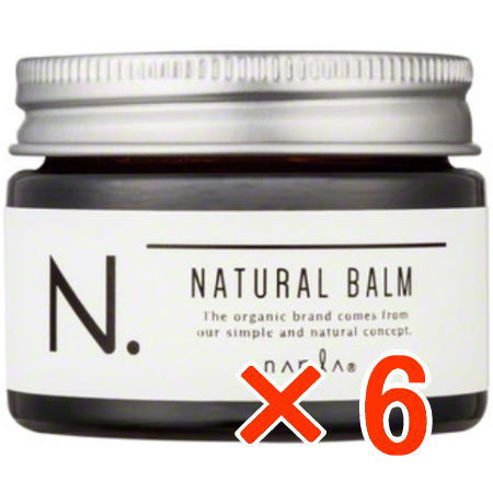 送料無料 ナプラ ／ N. エヌドット ナチュラルバーム 45g 6個 マンダリンオレンジ＆ベルガモットの香り