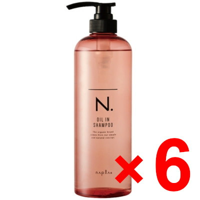 送料無料 ナプラ ／ N. エヌドット オイルイン シャンプー 750ml 6個 フルーティーフローラルの香り