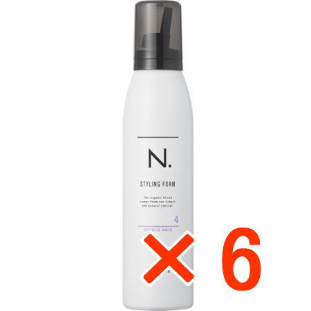送料無料 ナプラ ／ N. エヌドット スタイリングフォーム バウンスウェーブ 200g 6個 ホワイトジャスミン＆ミュゲの香り