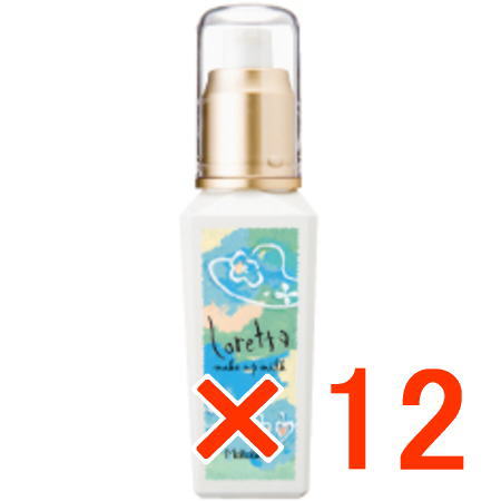 送料無料 ロレッタ メイクアップミルク(ナチュラル) 100ml 12個 b-ex