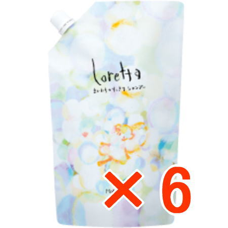 送料無料 ロレッタ まいにちのすっきりシャンプー a 500ml 6個 b-ex