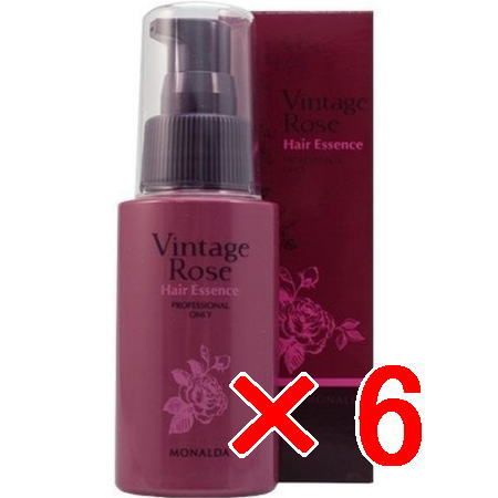 送料無料 パシフィックプロダクツ ／ モナルダ ヴィンテージローズ ヘアエッセンス 60ml 6個 洗い流さないヘアトリートメント