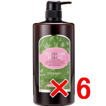 送料無料 パイモア π more ／ キュアメントハーバル ボリューマイジングマスク 1000mL 6個 美容室専売品?ヘアトリートメント