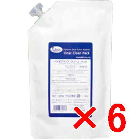 送料無料 パイモア π more ／ ディア クリーンシャンプー 1000ml レフィルタイプ 6個セット ／ 美容室専売品