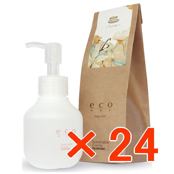 パイモア エコエイチビーエス オイル 80ml バニラティー【24個セット】／ 美容室専売品 ヘアオイル