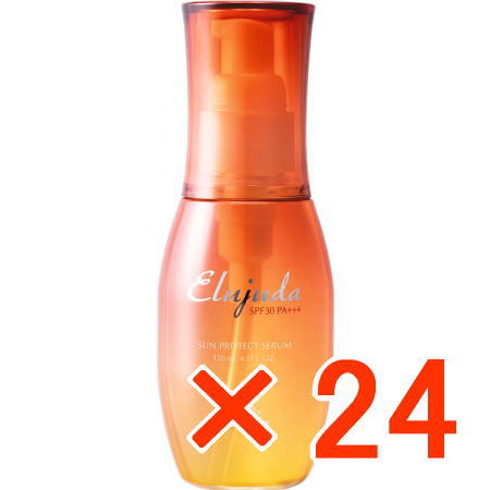 送料無料 ミルボン ／ エルジューダ サンプロテクト セラム 120ml 24個 ／ ヘアトリートメント 美容室専売品 ワックス スタイリング剤