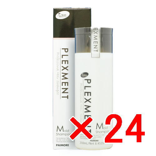 送料無料 パイモア π more ／ PLEXMENT プレックスメント モイストシャンプー 250ml 24個セット ／ 美容室専売品