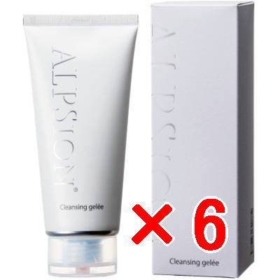 ★【送料無料】  アルピジョン  ALPSION ／ アルピュア ／ クレンジングジュレ 180g  【6個】 メイク落とし ジェルクレンジング  スキン＆ボディ サロン専売品