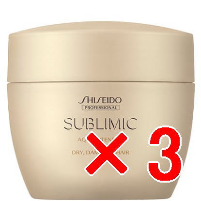 資生堂 シセイドウ ／ サブリミック／ アクアインテンシブ マスク D：乾燥した髪用  200g【3個セット】
