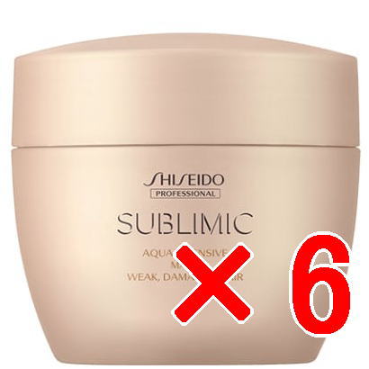 資生堂 シセイドウ ／ サブリミック／ アクアインテンシブ マスク Ｗ：弱った髪用  200g【6個セット】