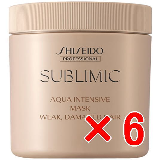 資生堂 シセイドウ ／ サブリミック／ アクアインテンシブ マスク Ｗ：弱った髪用  680g【6個セット】