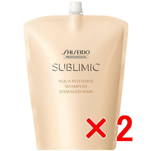 資生堂 シセイドウ ／ サブリミック／ アクアインテンシブ シャンプー  1800ml リフィル【2個セット】