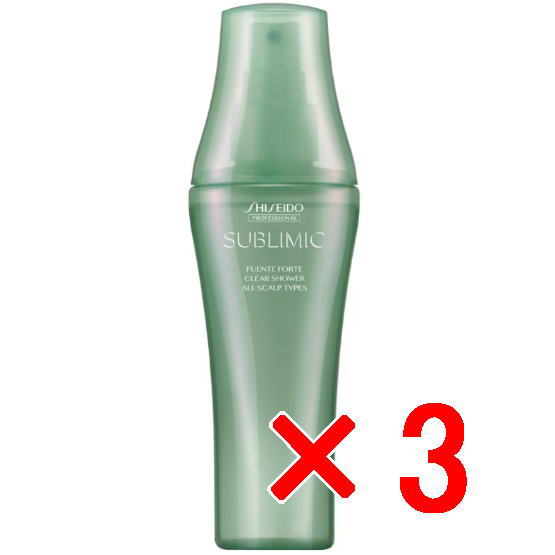 資生堂 シセイドウ ／ サブリミック／ フェンテフォルテ クリアシャワー  120ml【3個】
