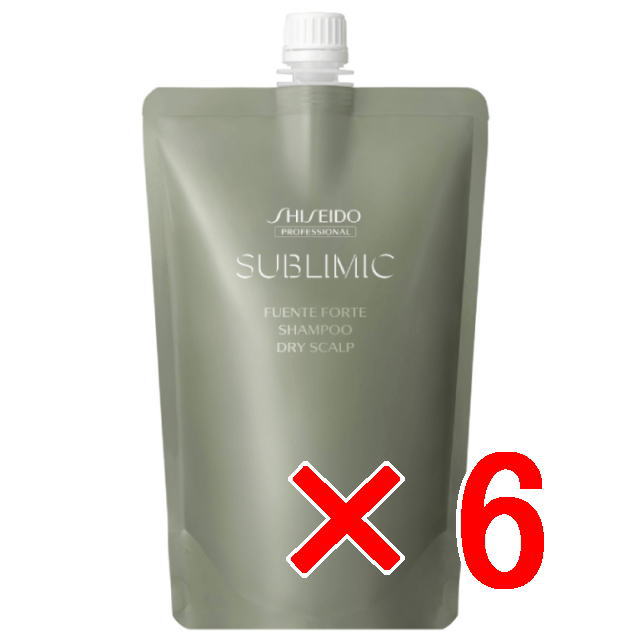 資生堂 シセイドウ ／ サブリミック／ フェンテフォルテ シャンプー DS：乾燥した頭皮用 450ml リフィル【6個セット】