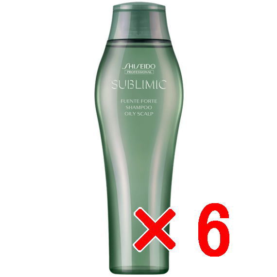 資生堂 シセイドウ ／ サブリミック／ フェンテフォルテ シャンプー OS：べたつきのある頭皮用 250ml【6個】抜け毛 薄毛 スカルプ