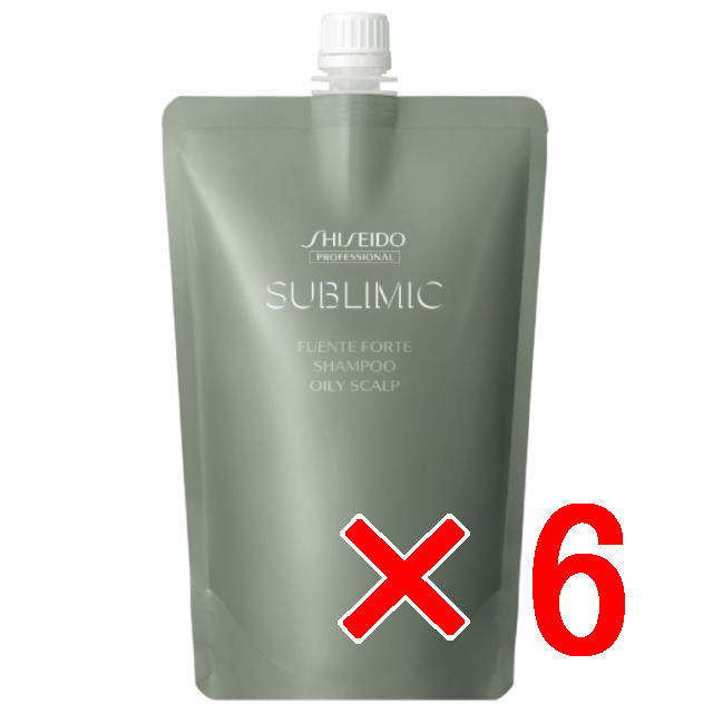 資生堂 シセイドウ ／ サブリミック／ フェンテフォルテ シャンプー OS：べたつきのある頭皮用 450ml リフィル【6個セット】
