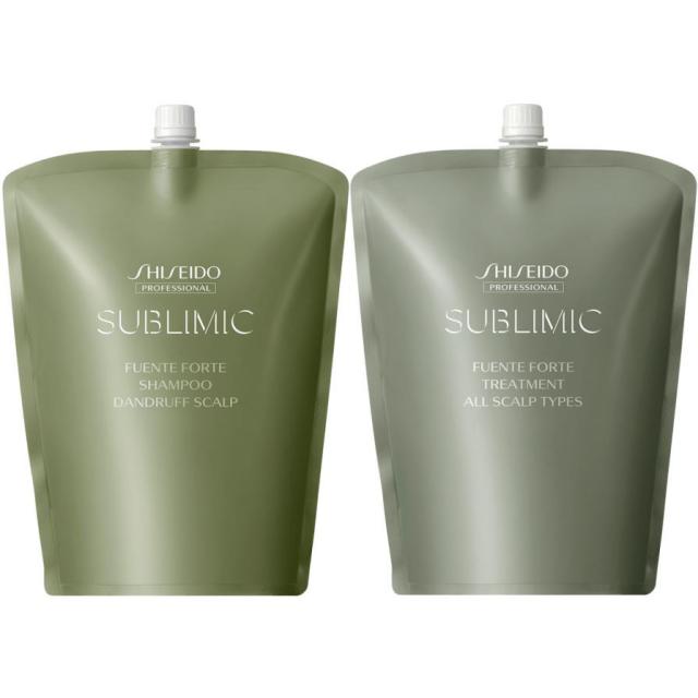 資生堂 シセイドウ ／ サブリミック／ フェンテフォルテ シャンプー DD 1800ml ＆ トリートメント 1800g  リフィルセット