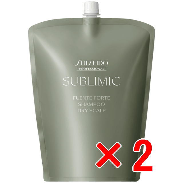 資生堂 シセイドウ ／ サブリミック／ フェンテフォルテ シャンプー DS：乾燥した頭皮用 1800ml リフィル【2個セット】