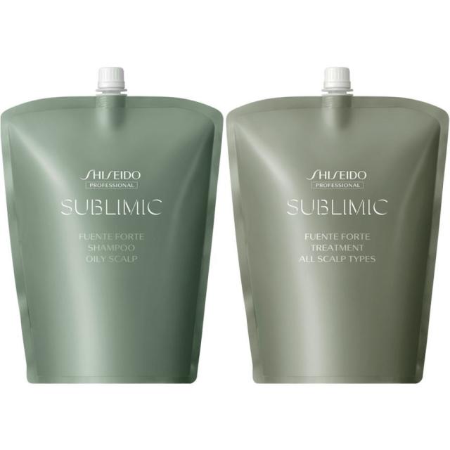 資生堂 シセイドウ ／ サブリミック／ フェンテフォルテ シャンプー DS 1800ml ＆ トリートメント 1800g  リフィルセット